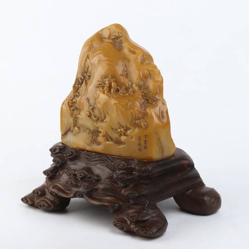 Chinese Carving Landscape Shoushan Stone Seal - Dec 10, 2022 | Li ...