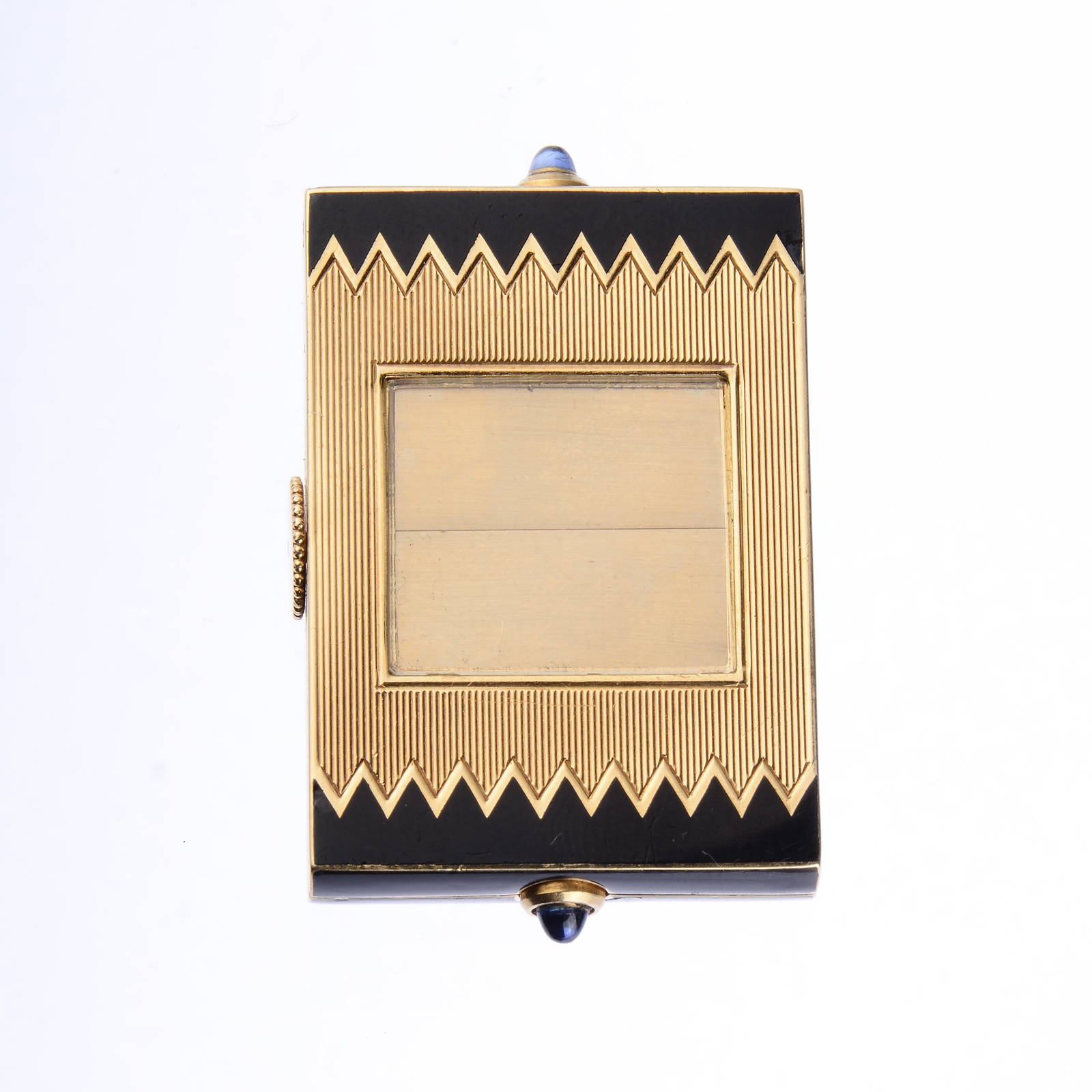 Cartier Art Deco 18k Gold And Enamel Shutter Watch Auction