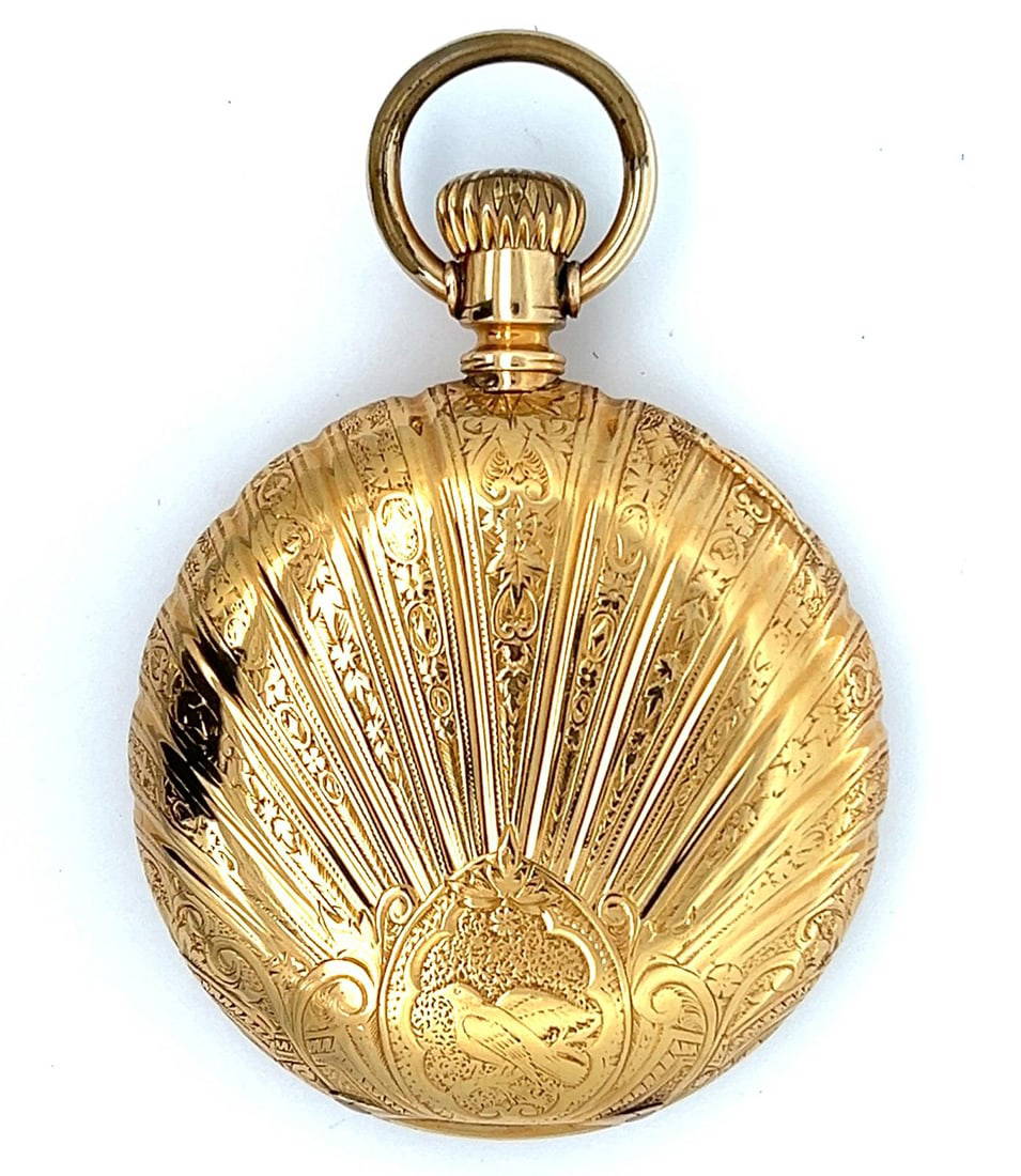 Waltham Appleton And Tracy Model 1857 18k Gold Hunting Case Pocket ...