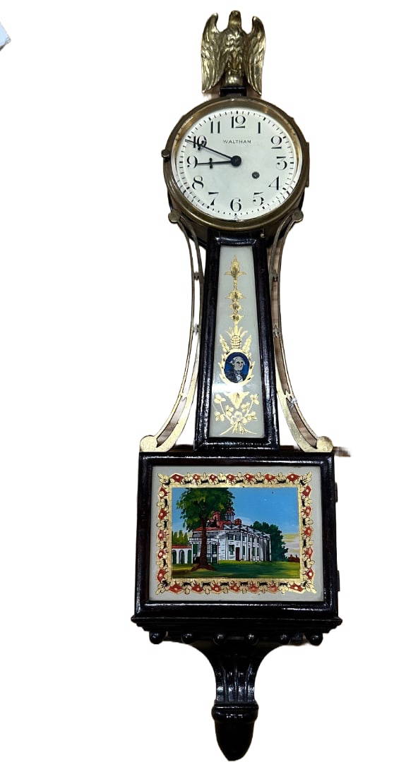 Waltham Miniature Banjo Clock, Circa 1925 Auction