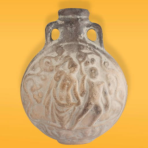 Roman Style Pottery Pilgrim Flask - Nov 30, 2022 | Hunting 4 Treasures ...