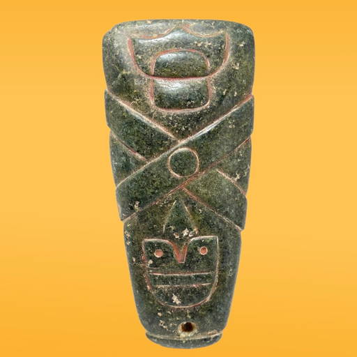 Pre Columbian Olmec Style Jade Celt