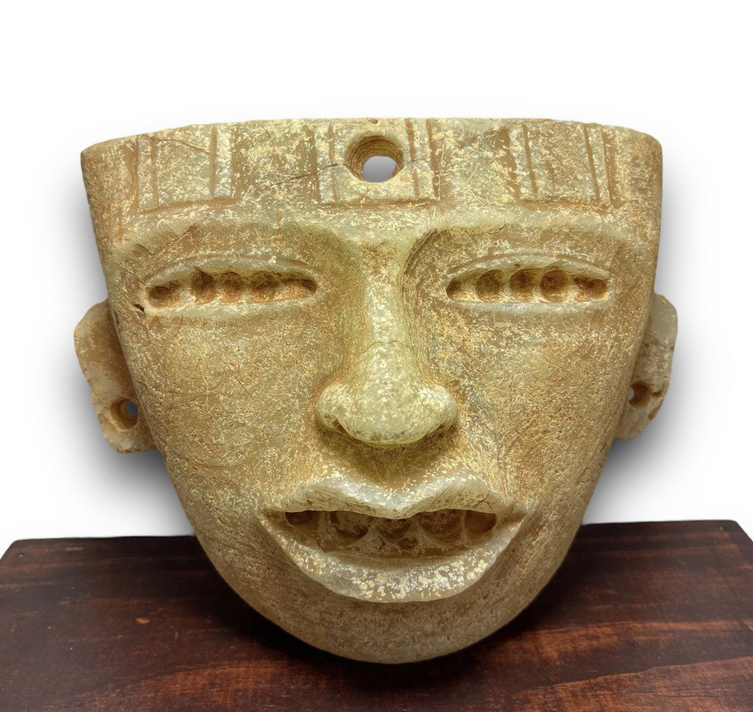 Pre-columbian Teotihuacan Alabaster Funerary Mask - Oct 22, 2023 ...