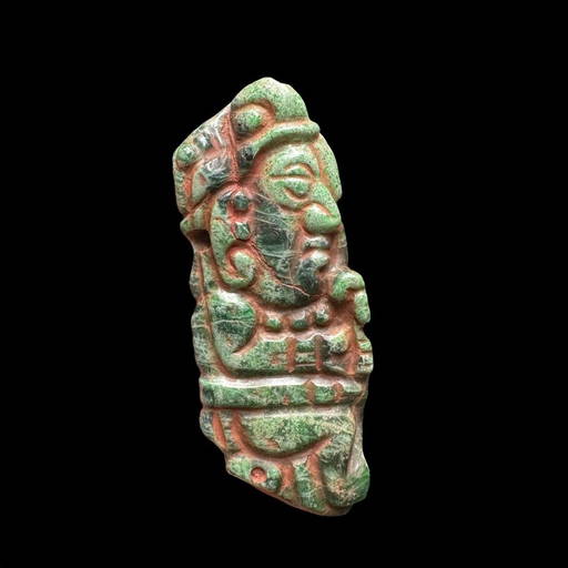 Pre Columbian Maya Jade Figure