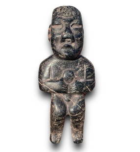 Pre Columbian Olmec Stone Figure