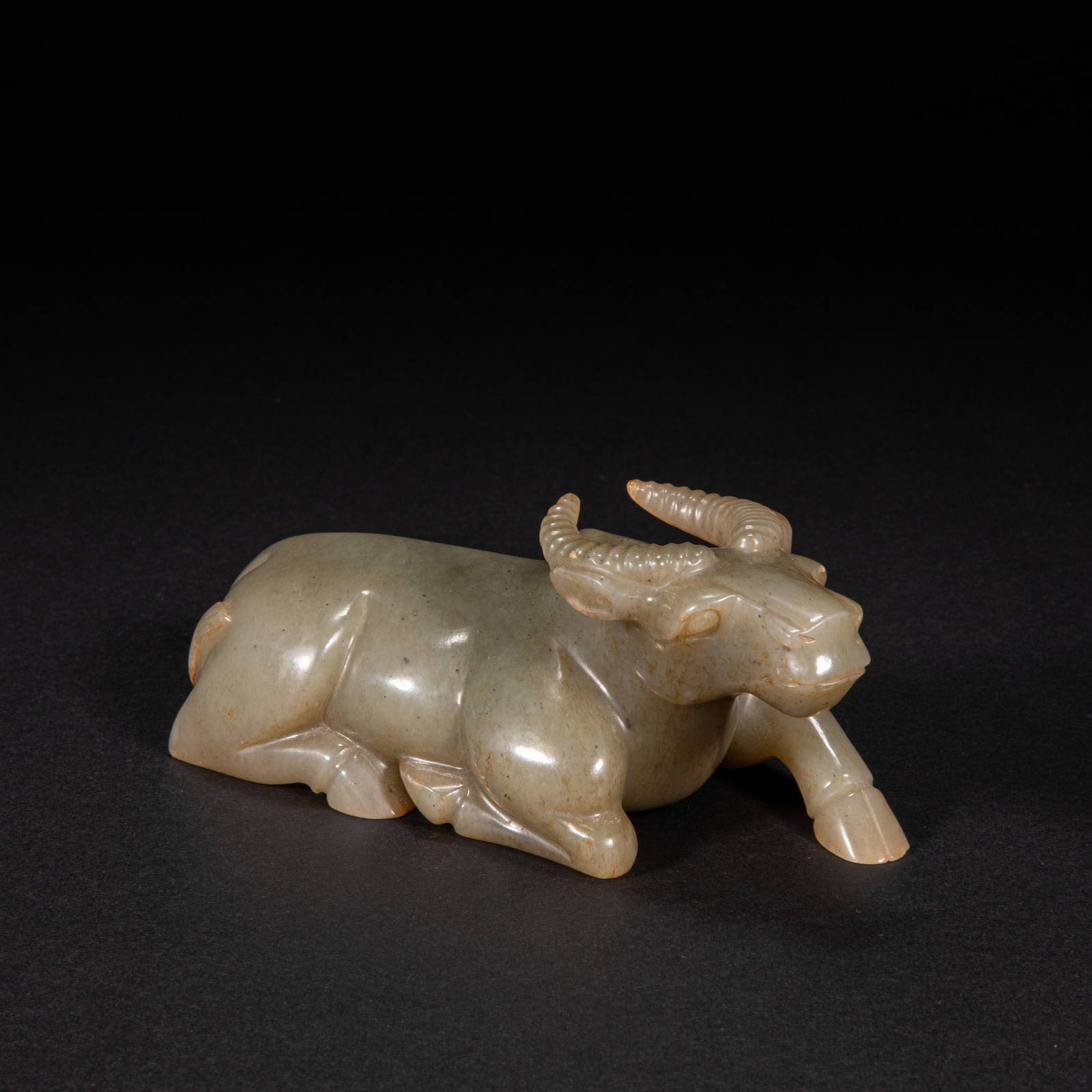 Hetian Jade Ox Before Ming Dynasty Auction