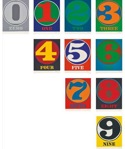 ROBERT INDIANA - "NUMBERS" - 10 Screenprint in colors - Dec 29, 2022 ...