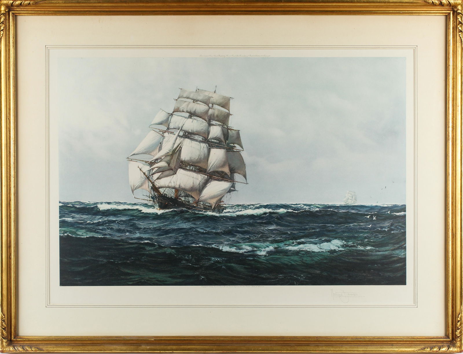 Montague Dawson, Signed Print, Frost & Reed