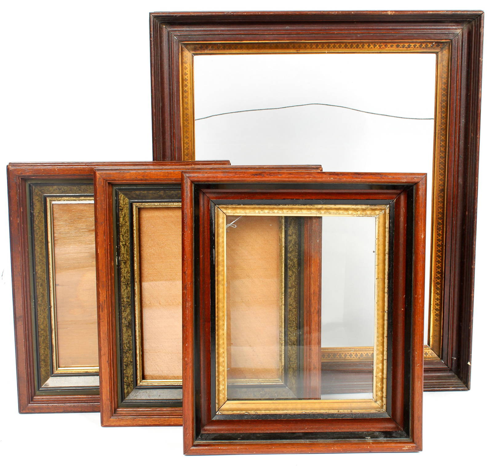 Four Victorian Deep Well Frames Auction