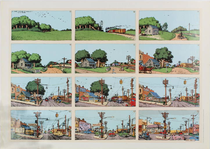 Robert Crumb, A Short History Of America, Poster