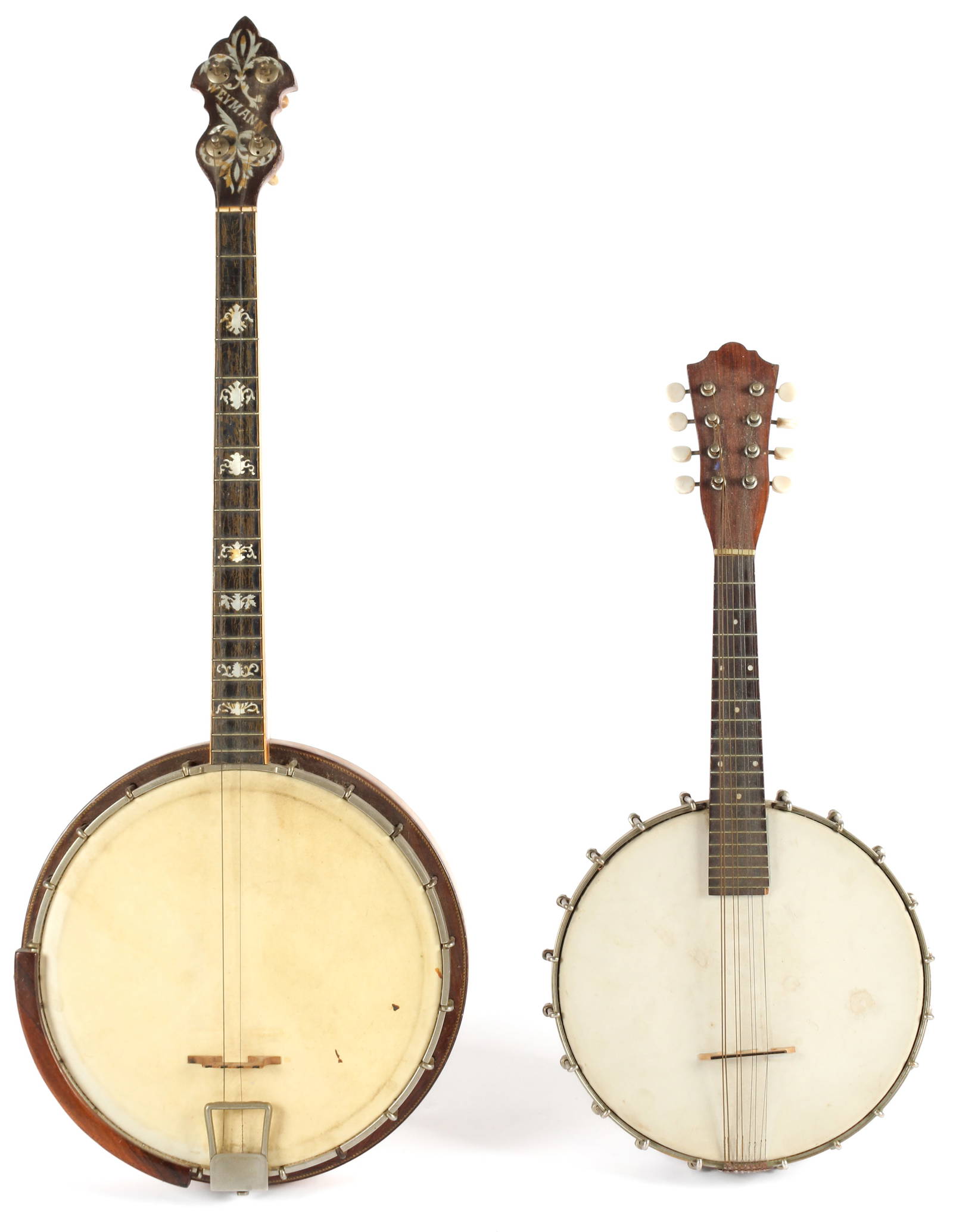Weymann 4-string Tenor Banjo Ca. 1923, 8-string Banjo Mandolin Auction
