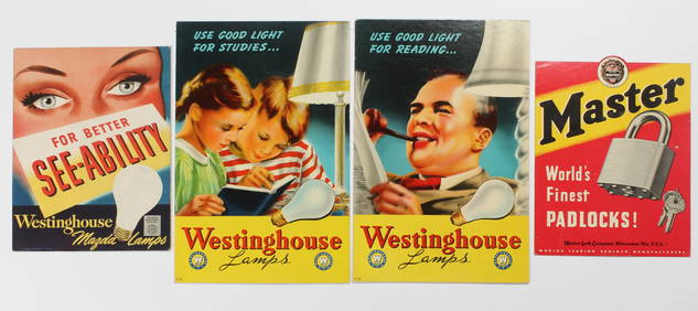Vintage Advertising Cardboard Displays