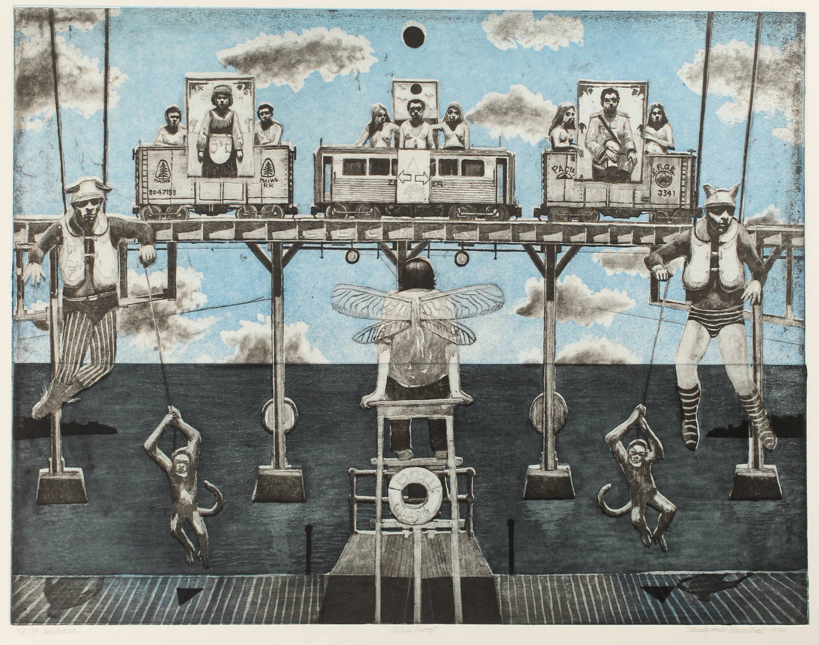 Stanley Louis Rosenthal (american, 1942-2015) C.l. C&k Railroad ...