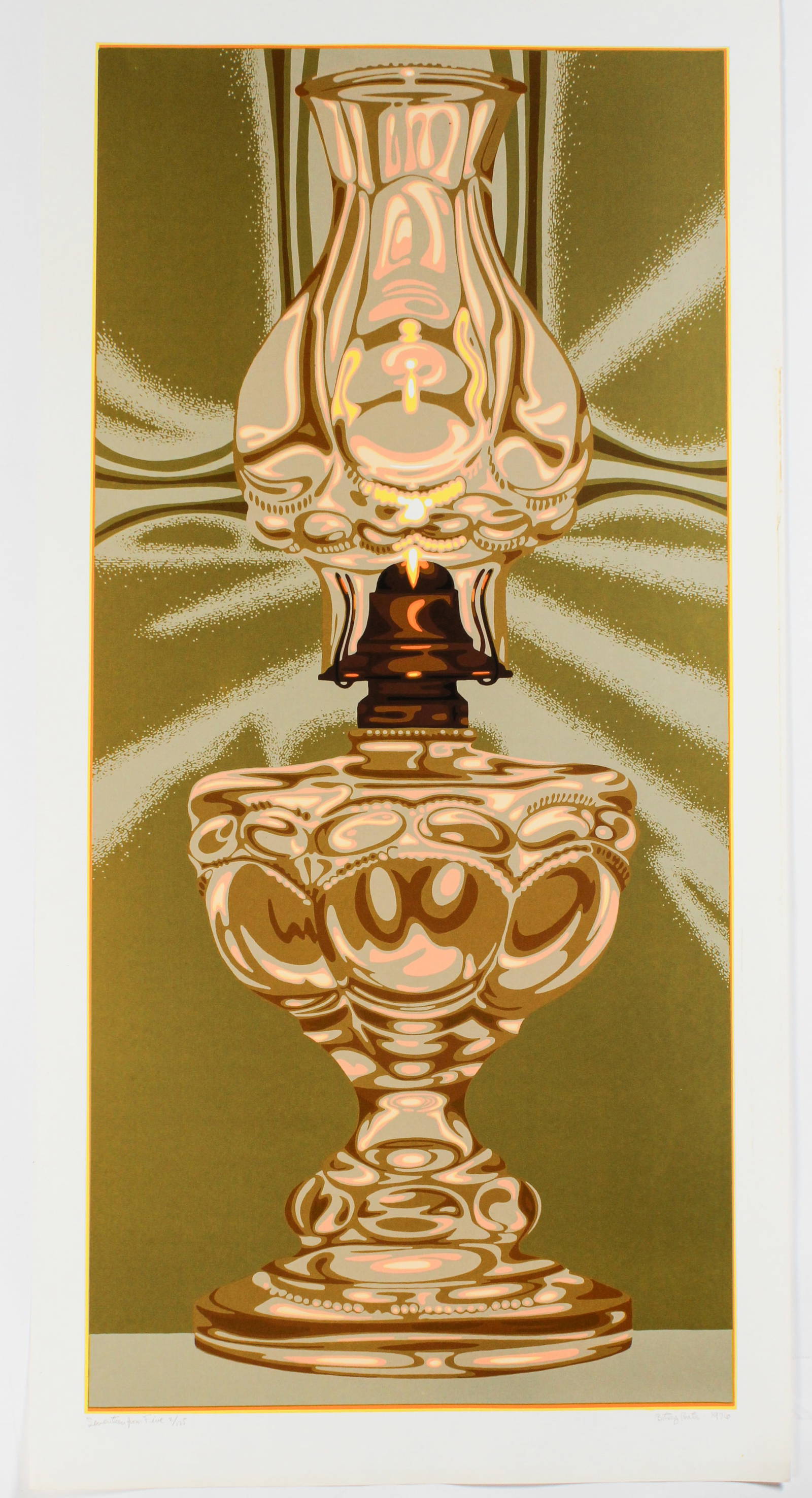 Betsy Bates (american, 20th C.) Seventeen From Five, Serigraph, Art Auction