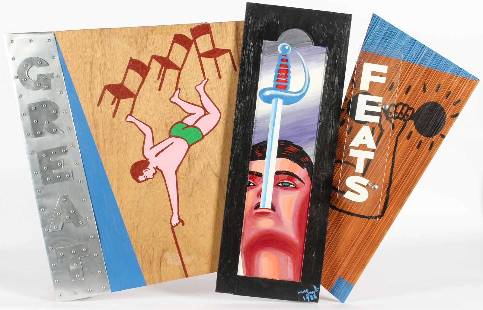 Mason Rader (american, B. 1961) Great Feats Auction