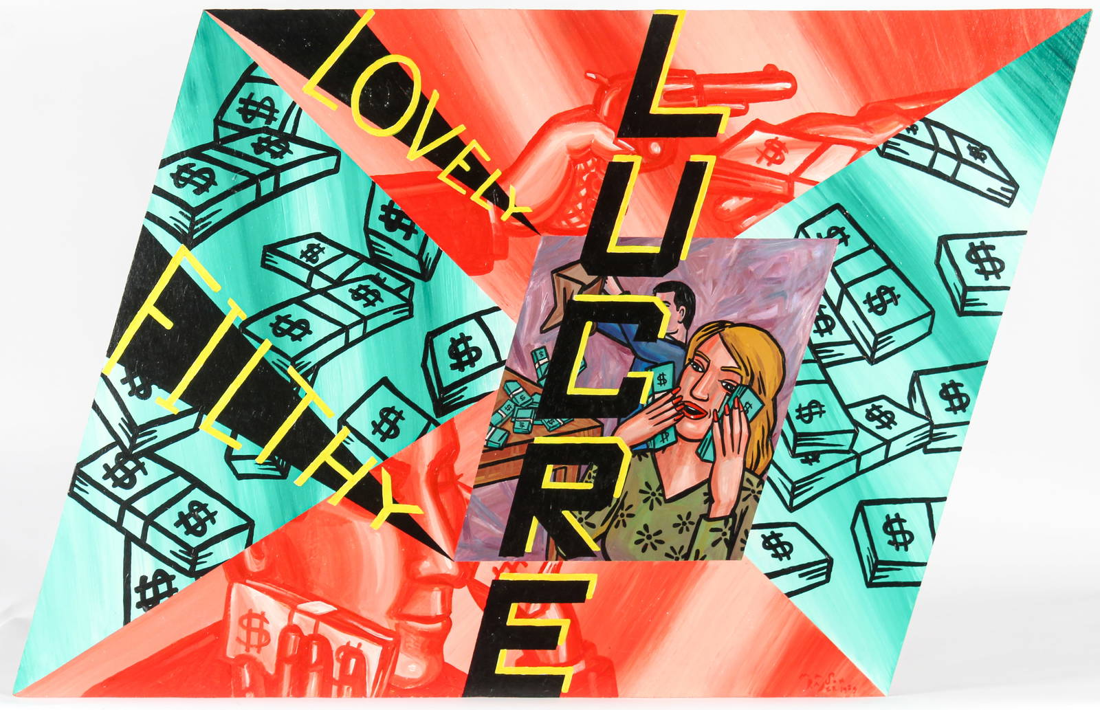 Mason Rader (american, B. 1961) Lovely Filthy Lucre Auction