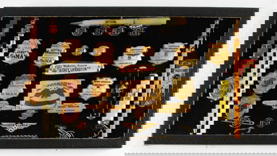 Eight Vintage Framed G-man & Fbi Related Posters & Ephemera Auction