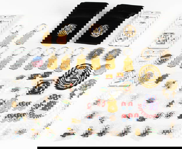 Vintage Fbi Pins, Medallions, Etc.