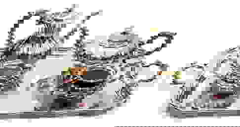 Birks Silverplate Tea & Coffee Set, Regency Plate Auction