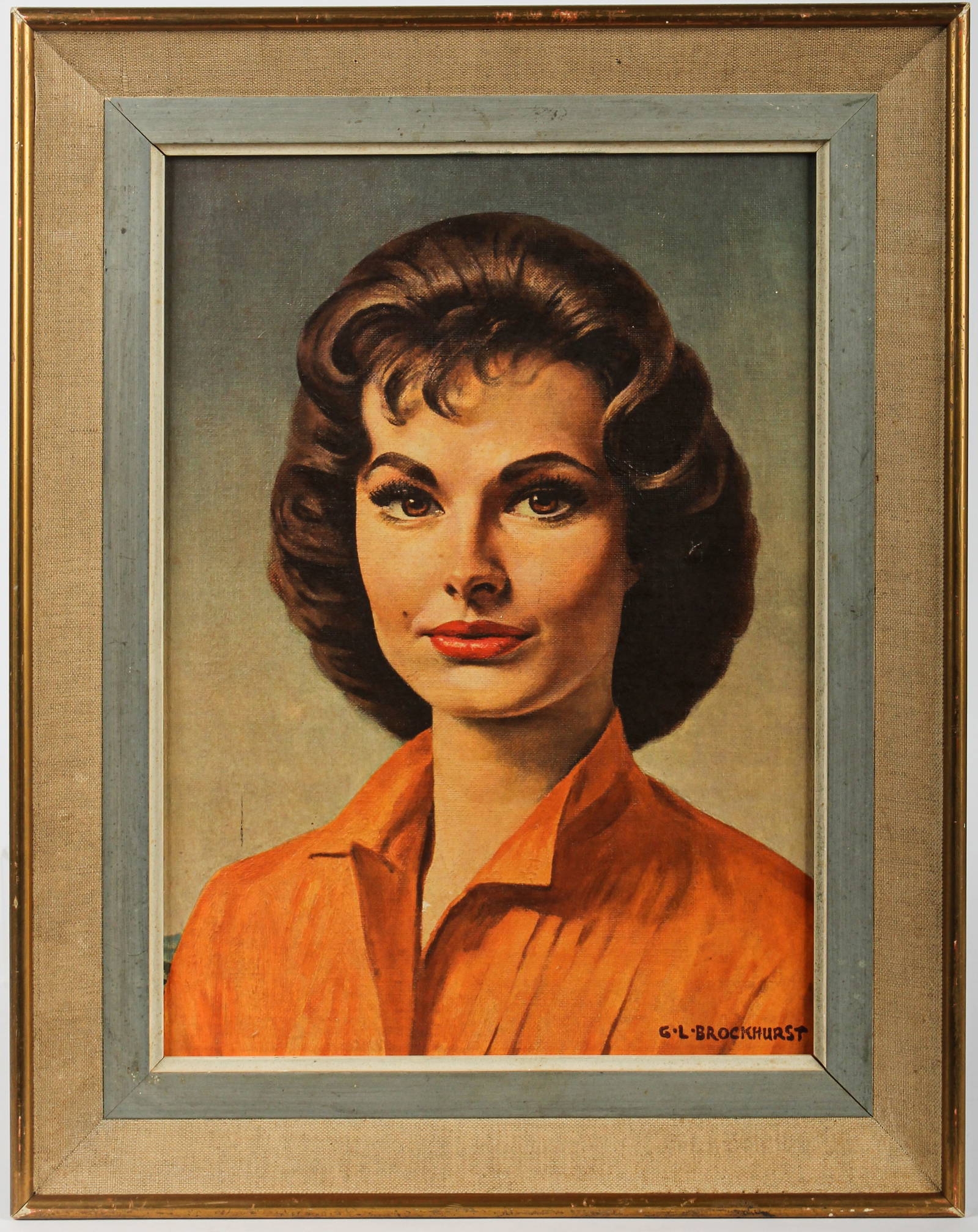 After Gerald Leslie Brockhurst, Portrait Of Madelyn Darrow, Miss ...