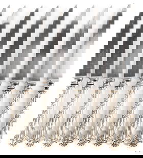 Atkinson Brothers Sheffield Sterling Handled Steak Knives