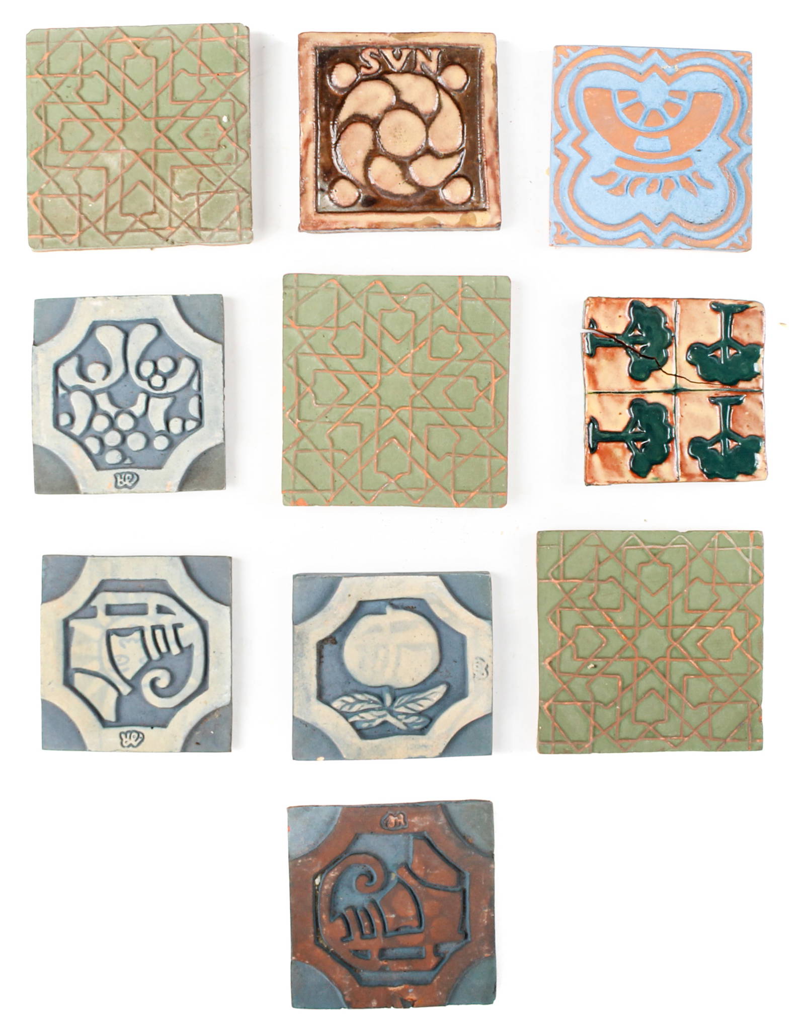 Mercer Moravian Pottery Art Tiles - Jul 06, 2025 | Hoch Ltd. In Pa