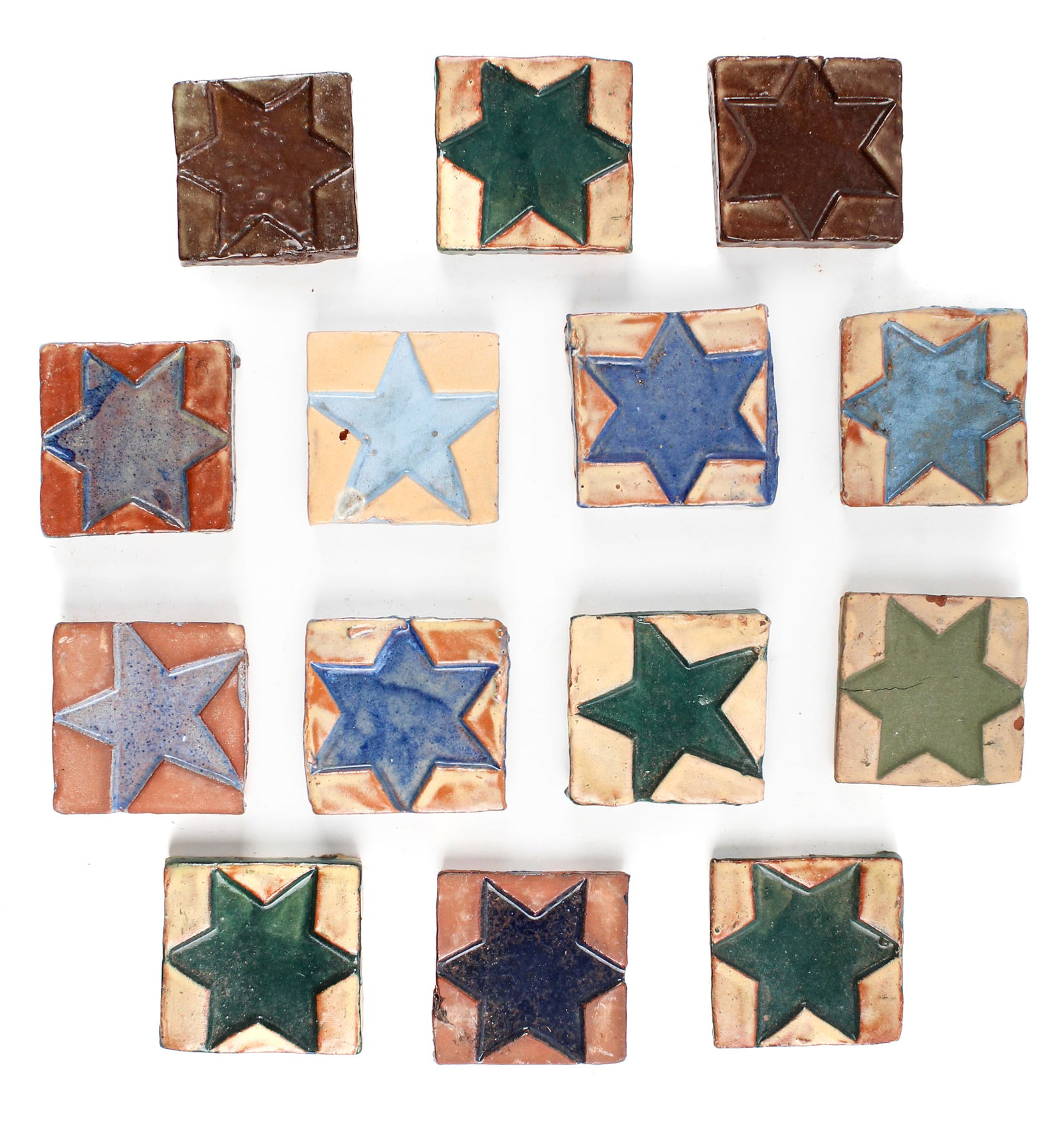 Mercer Moravian Pottery Star Art Tiles Auction