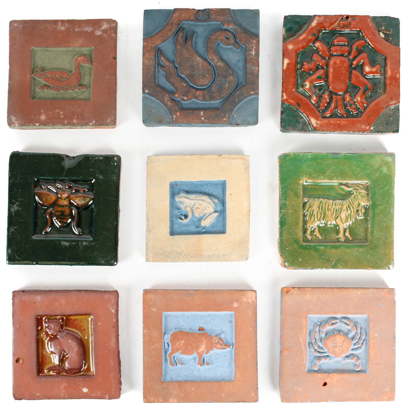Mercer Moravian Pottery Animal Art Tiles - Jul 06, 2025 | Hoch Ltd. In Pa
