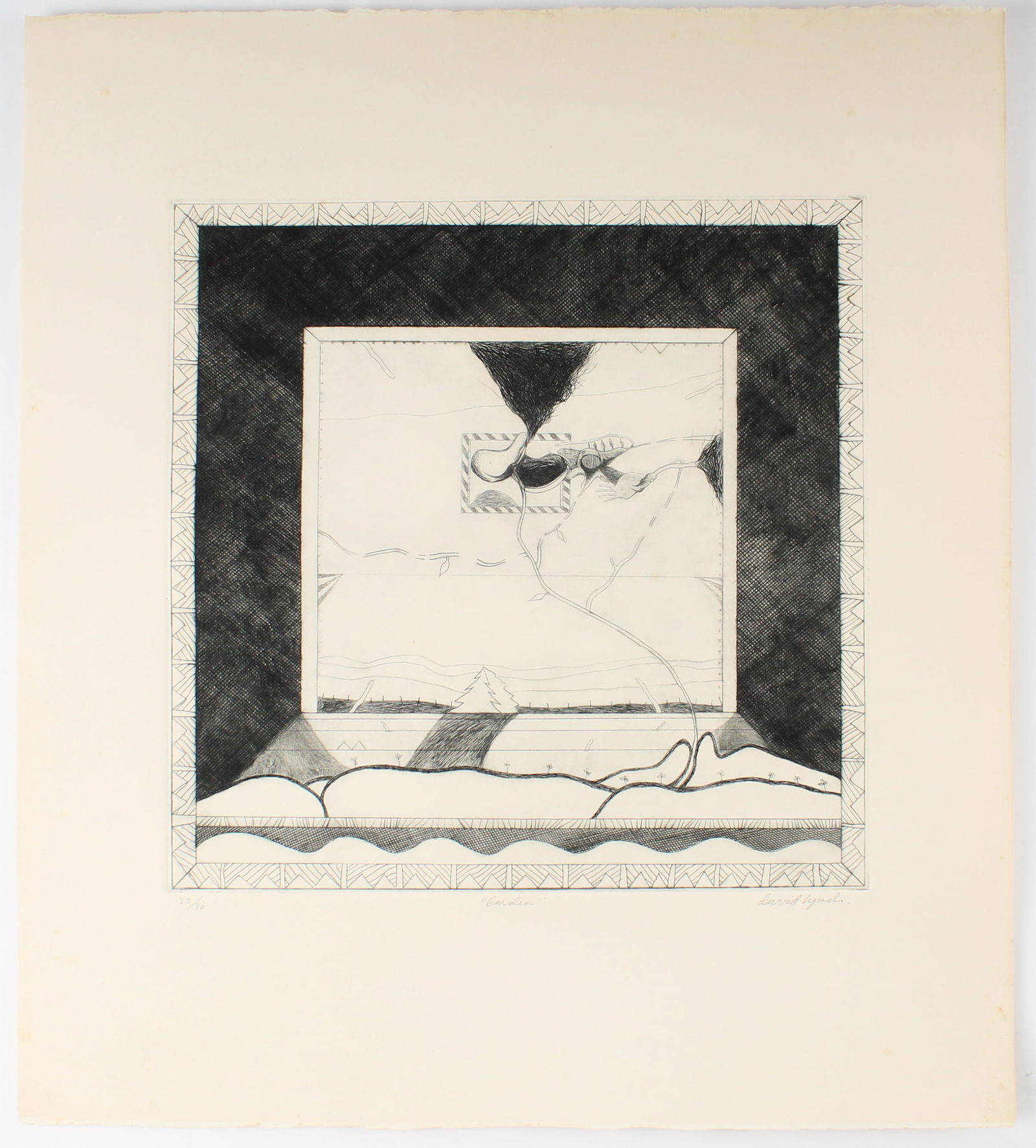 David Lynch (american, B. 1946) Garden, Signed Etching - Jul 06, 2025 ...