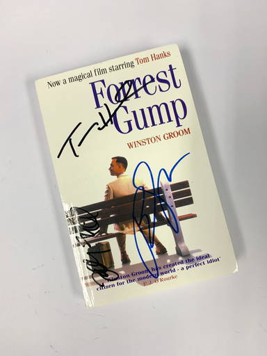 Autograph Signed Forrest Gump Book