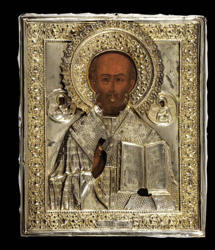 Icon showing St. Nicholas of Myra. - Dec 14, 2022 | Gorny & Mosch GMBH ...