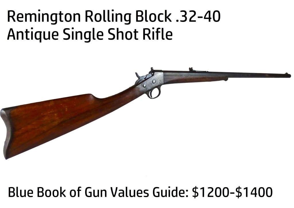 Remington Rolling Block .32-40 Antique Rifle Auction