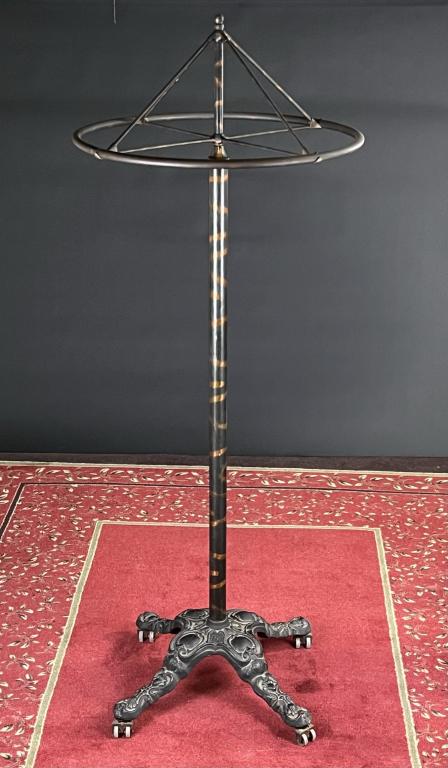 Copper Flash Japanned Store Display Coat Rack