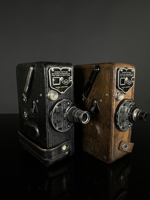 Pair Of Cine - Ansco Model B 16mm Film Camera Auction