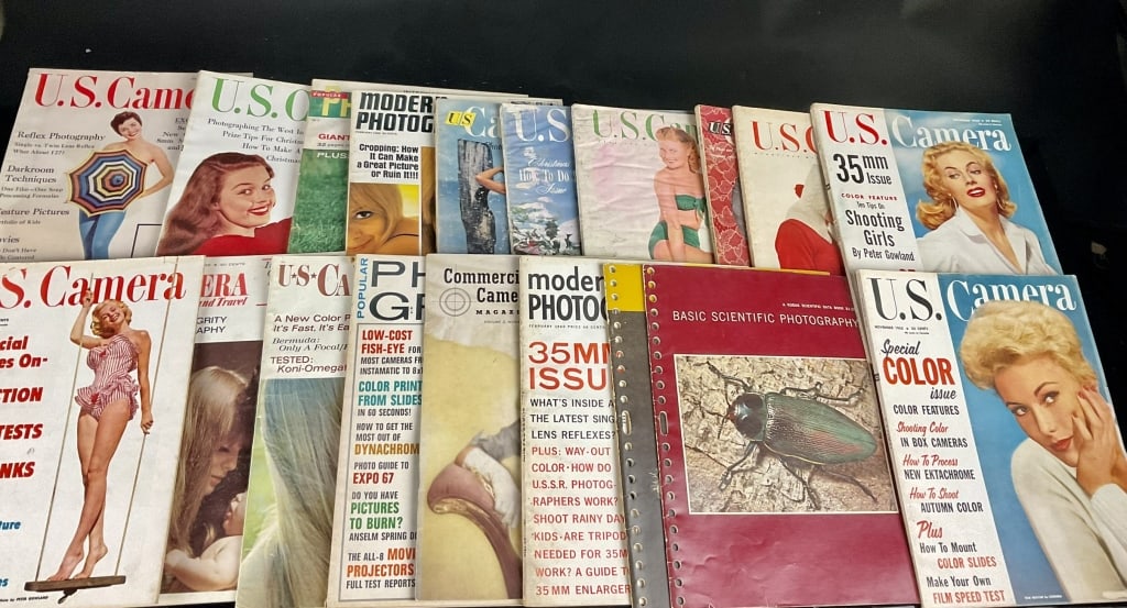 1950's Vintage Camera Magazine Lot Nudes Nudies