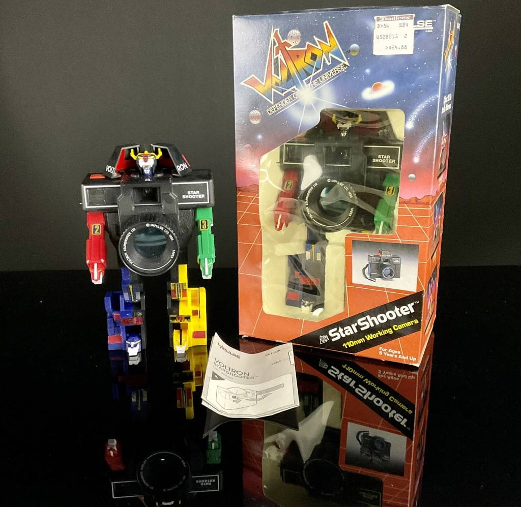 2 Voltron Starshooter 110mm Camera 80's Toy Auction