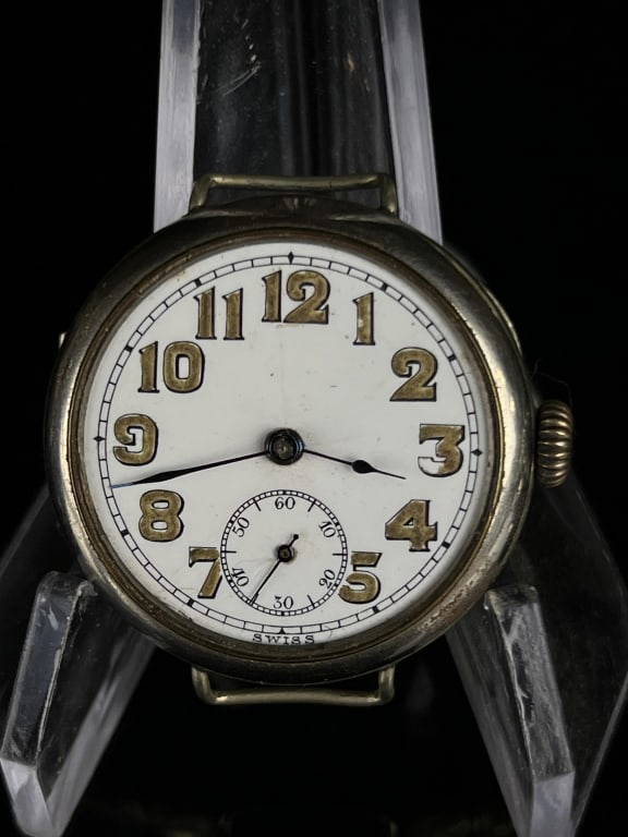 Ww1 Radium Dial Beleco Trench Wrist Watch Auction