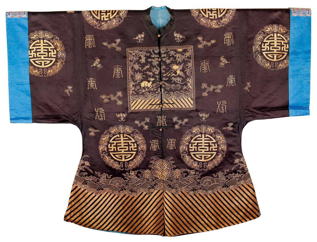 Qing Dynasty - Chinese Imperial Court Robe (authentic) Auction
