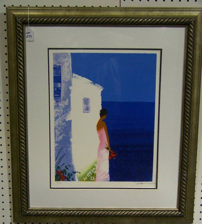 277: Emile Bellet,Signed Litho, En Mediterranee #96/450