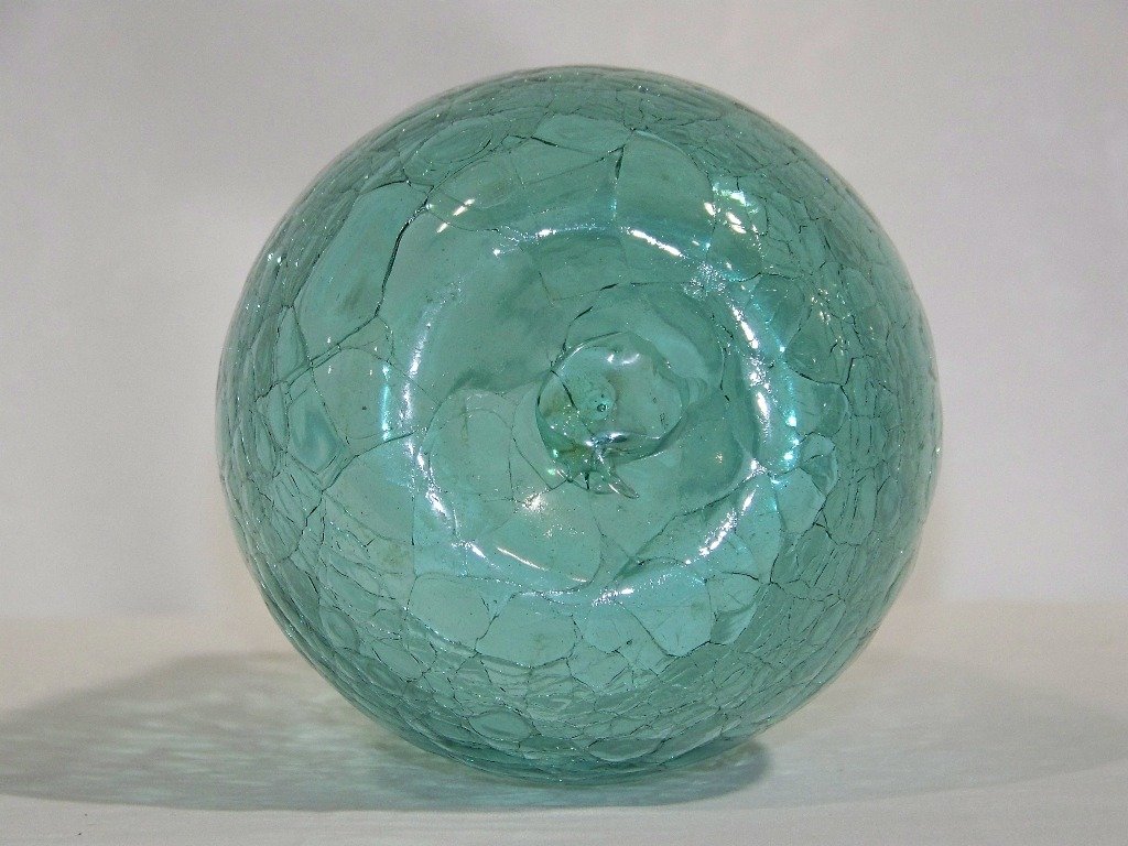 Early Blenko Crackle Glass Vase 12 1/2" Tall - Jun 22, 2013 | K&M ...