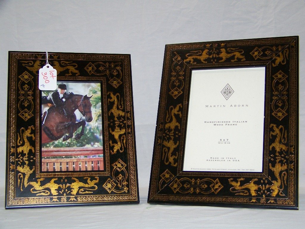 Pair of Martin Aborn Italian Decorative Picture Frames