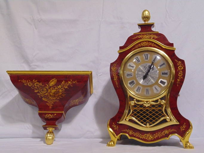 Rare LeCoultre Atmos Bracket Clock w/Wall Shelf - Feb 08, 2014 | K&M ...