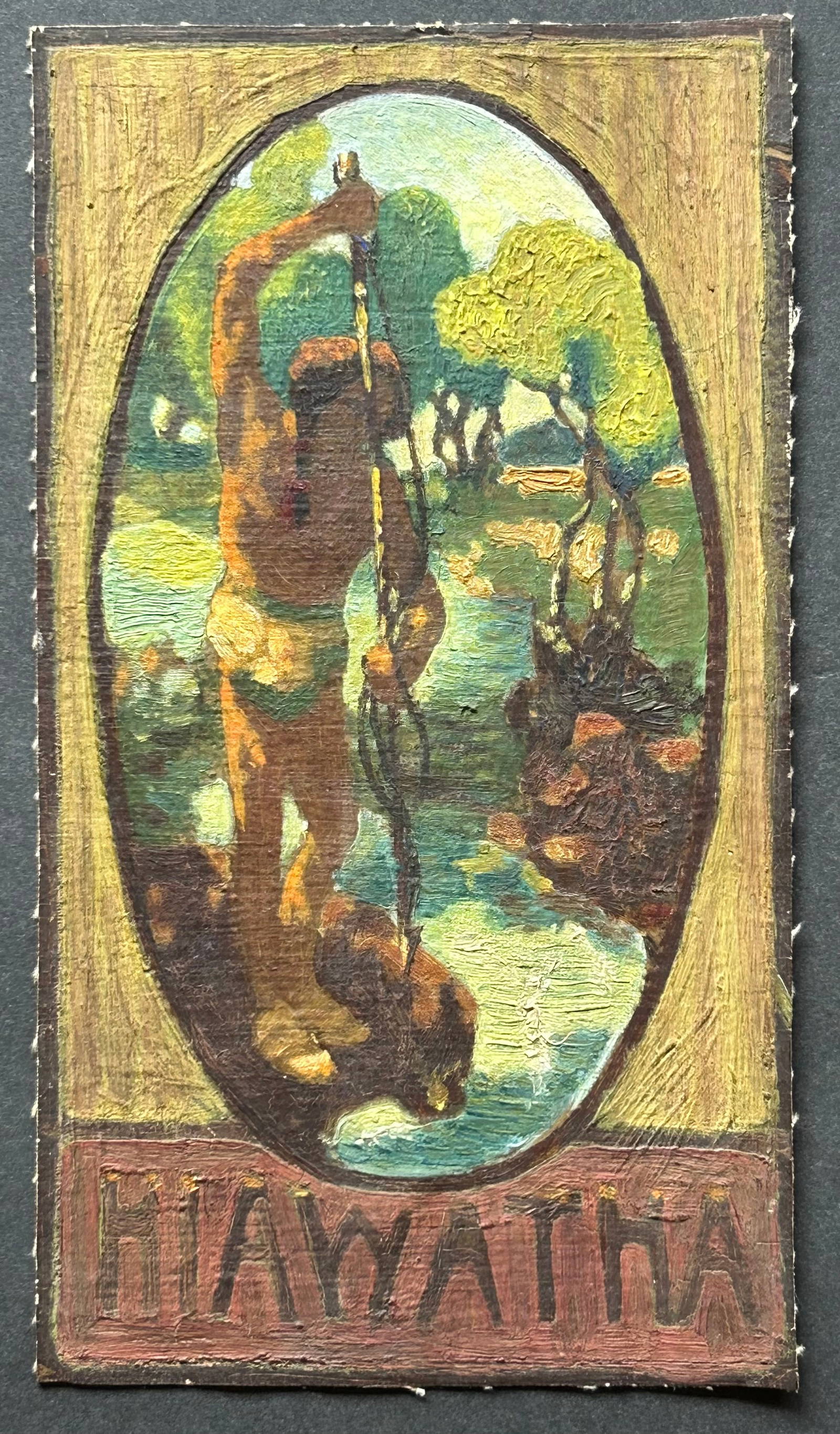 Maynard Dixon Style Oil Painting Of Native American Illustration ...