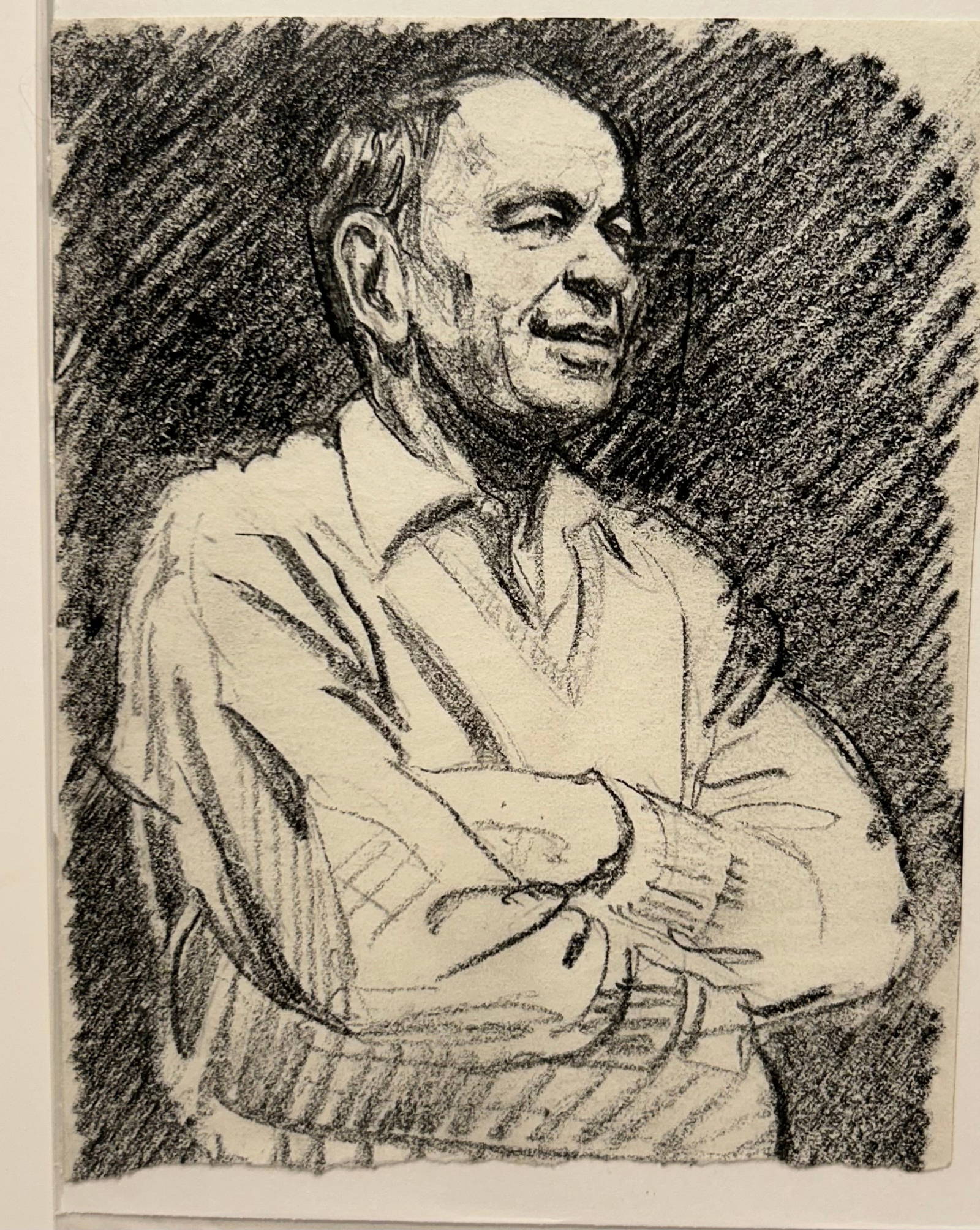 Frank Milner Frank Sinatra Drawing Auction