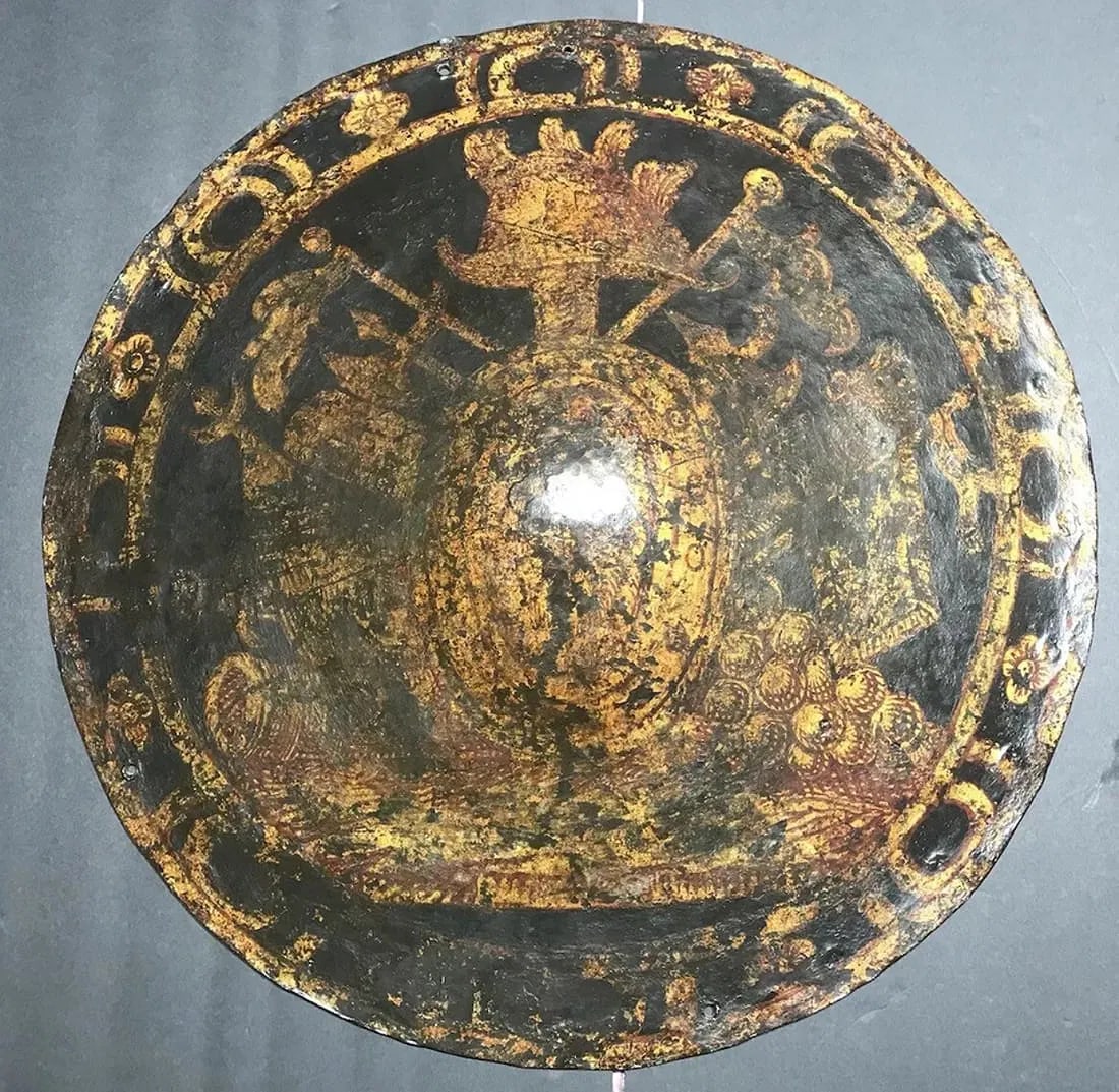 Authentic 15th / 16th Century Spanish Metal Buckler Shield Rare Museum ...