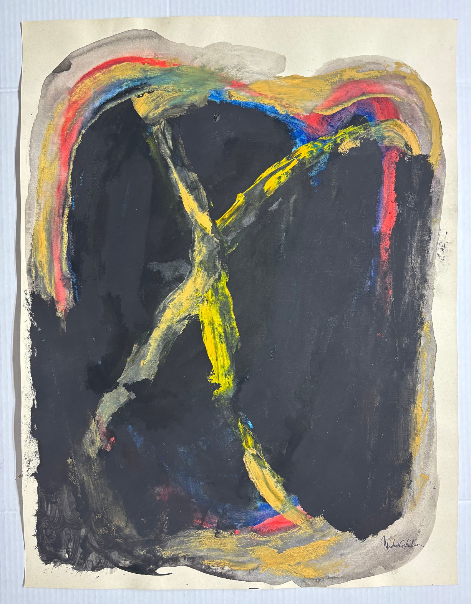 Buy Michael Dee Burnett Cookinham (1942 - 2015) Abstract Watercolor ...