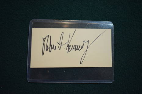 President John F. Kennedy Signature Cut