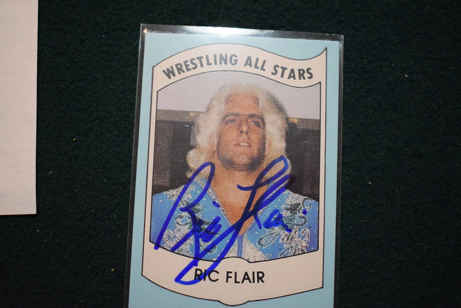 Ric Flair Signed 1983 Wrestling Stars Card Auction