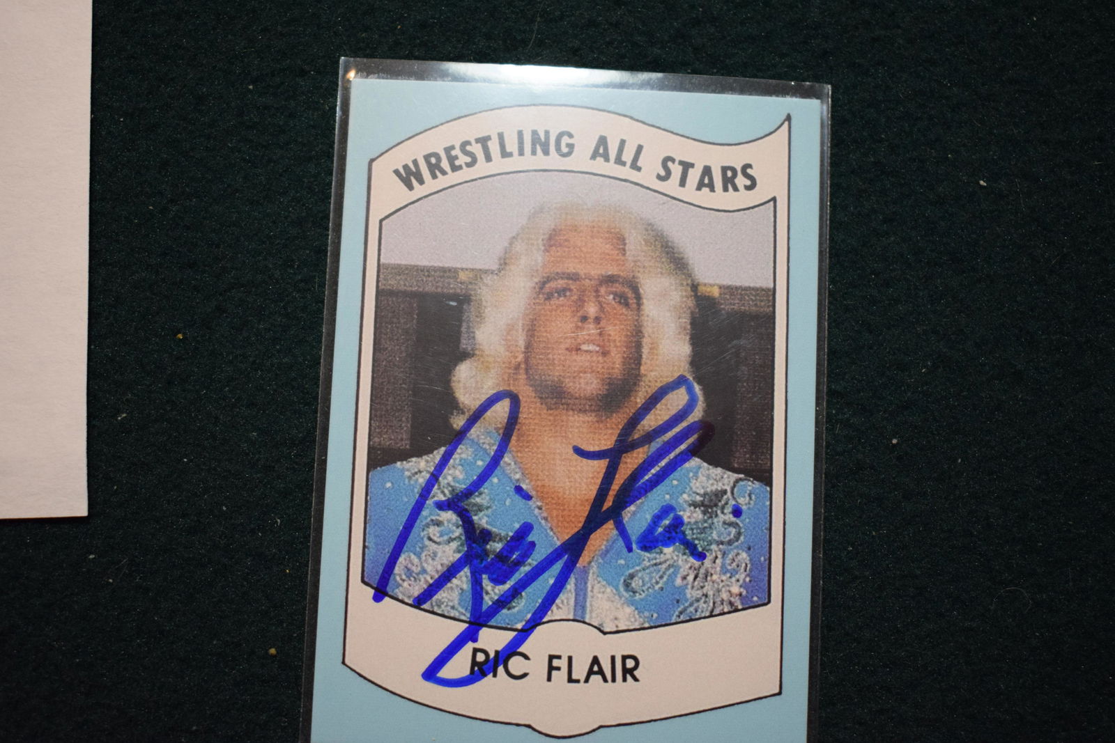 Ric Flair Signed 1983 Wrestling Stars Card Auction