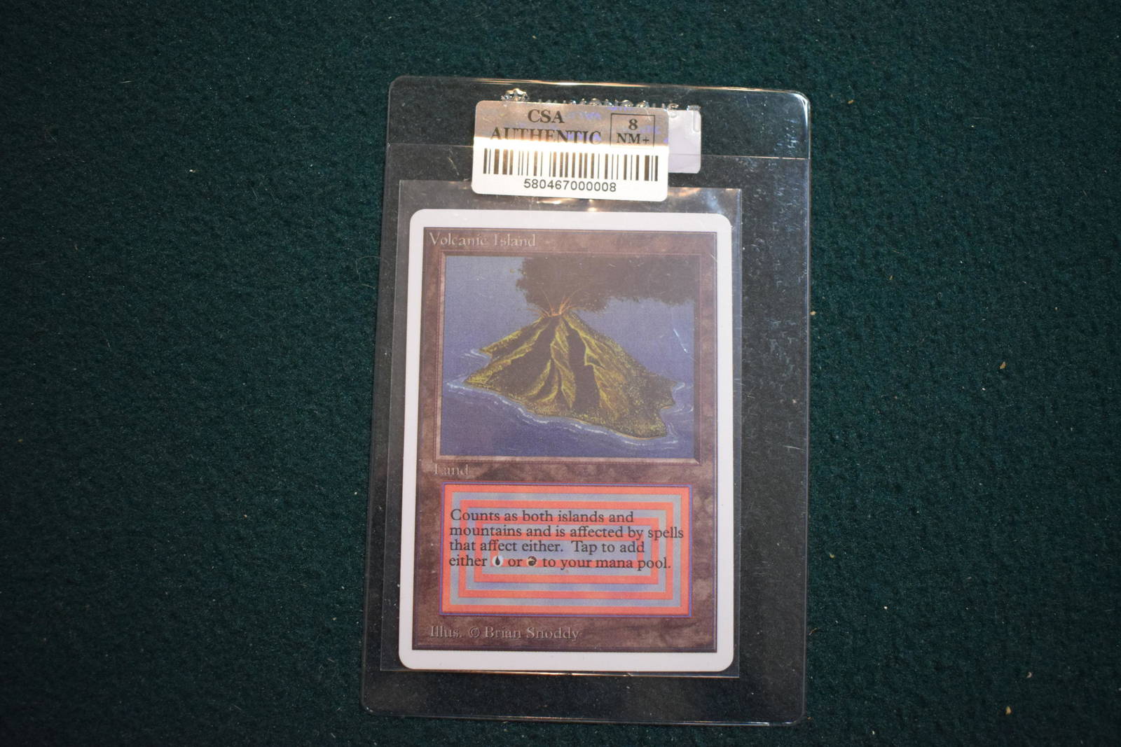 Mtg: Unlimited Volcanic Island Magic The Gathering Card Dual Land ...